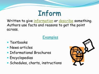 Author’s Purpose | PPTX