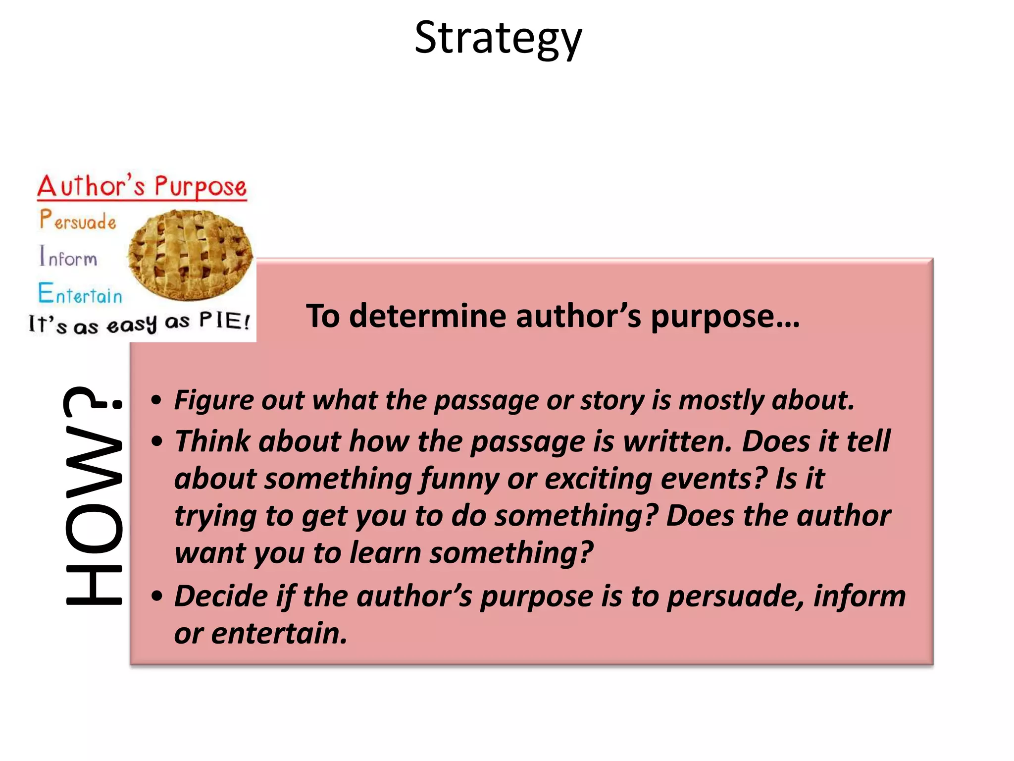 Author's purpose | PPT
