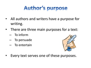 Authors purpose | PPT