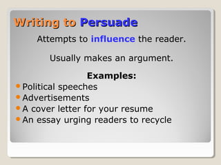 Author's purpose | PPT