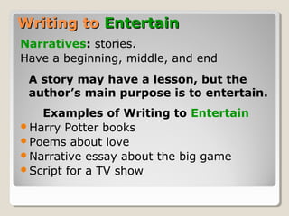 Author's purpose | PPT