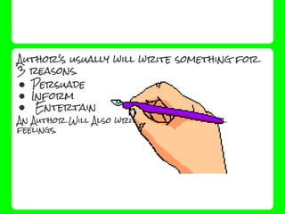 Determining the Author's Purpose | PPTX
