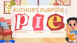 Author’s Purpose PPT - Lesson and Activities | PPTX