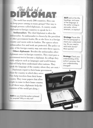 Author's purpose passage to freedom | PDF