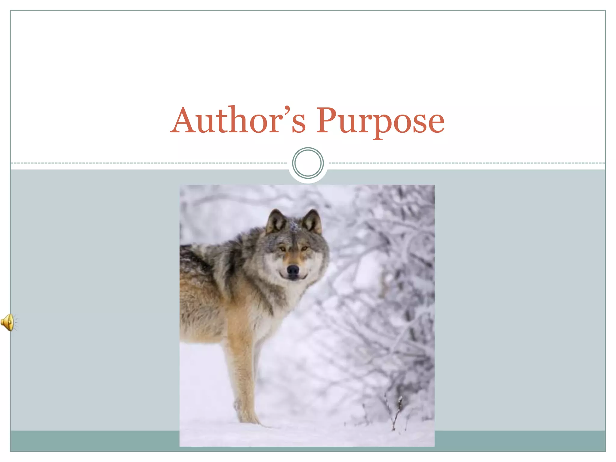 Author’s purpose 8th grade | PPTX