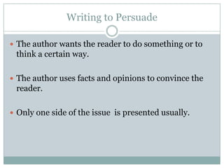 Author’s purpose 8th grade | PPTX