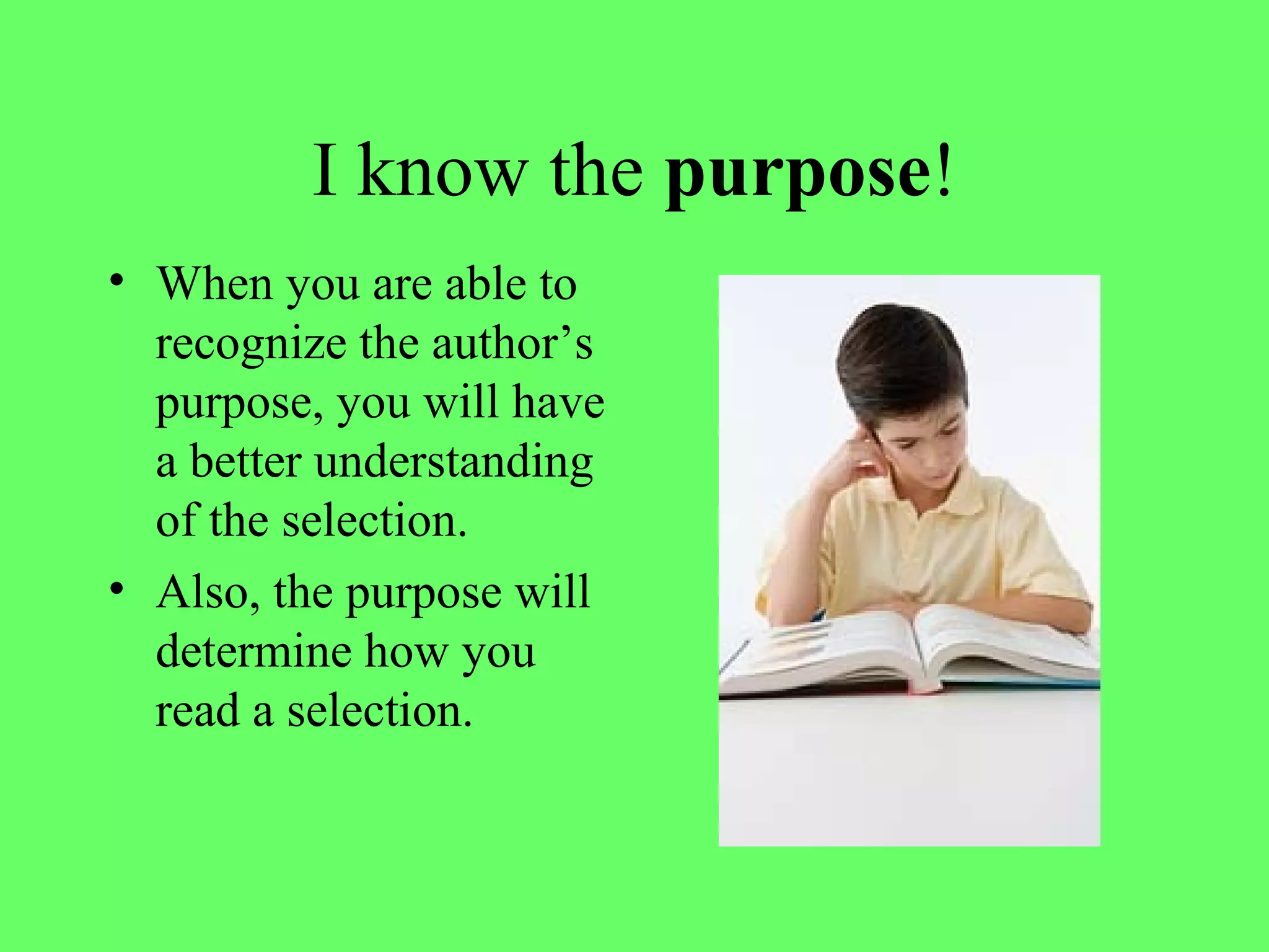 Authors Purpose and Position | PPT