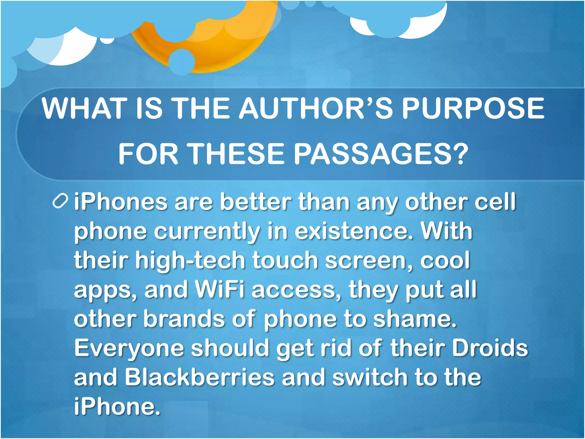 Author's Purpose PPT | PPTX