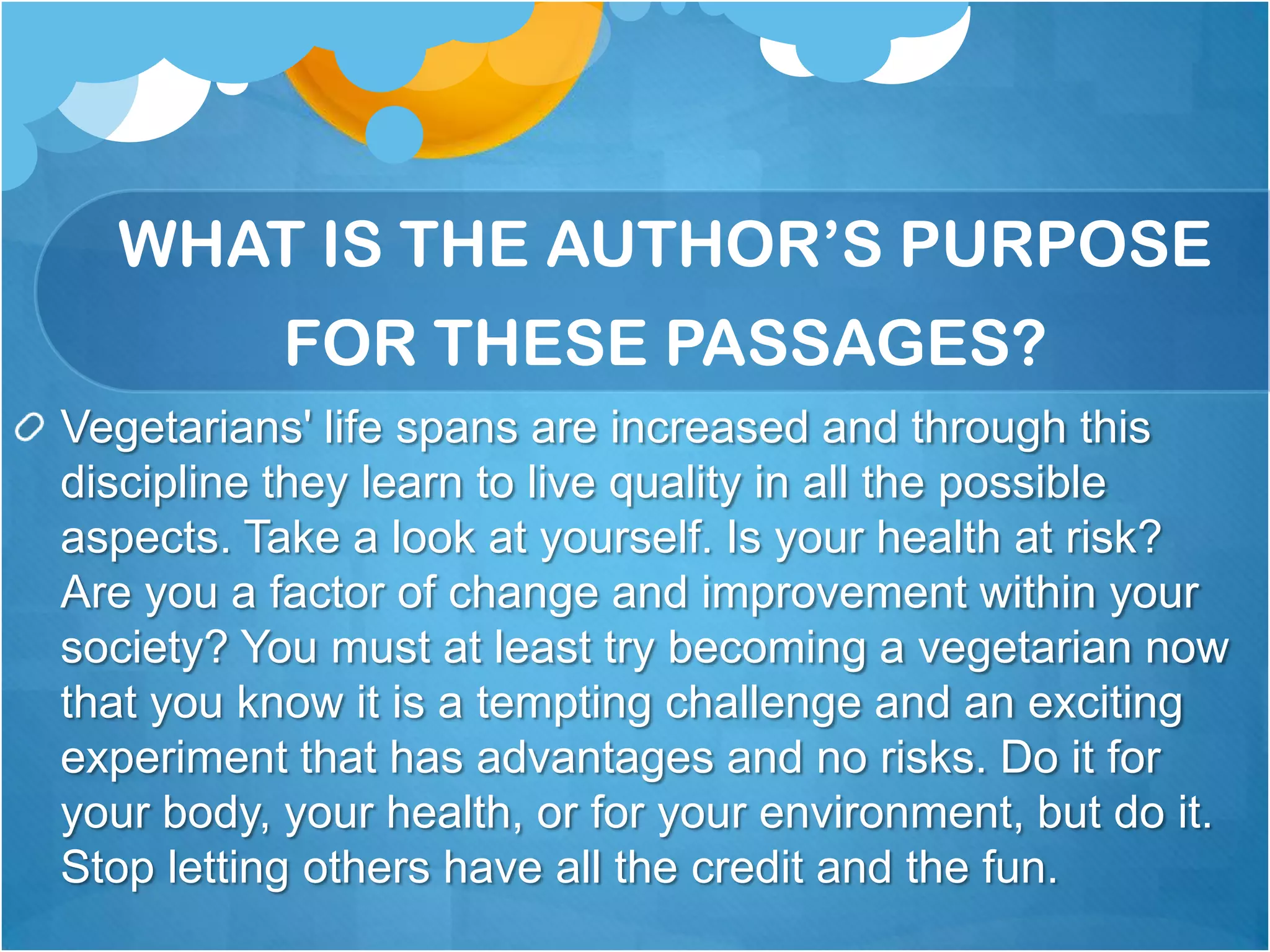 Author's Purpose PPT | PPTX
