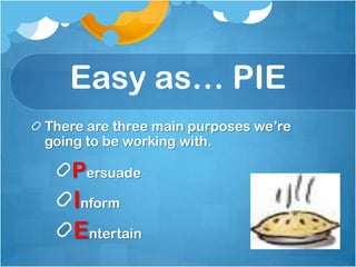 Author's Purpose PPT | PPTX