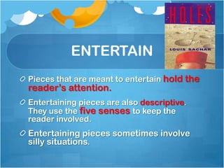 Author's Purpose PPT | PPTX