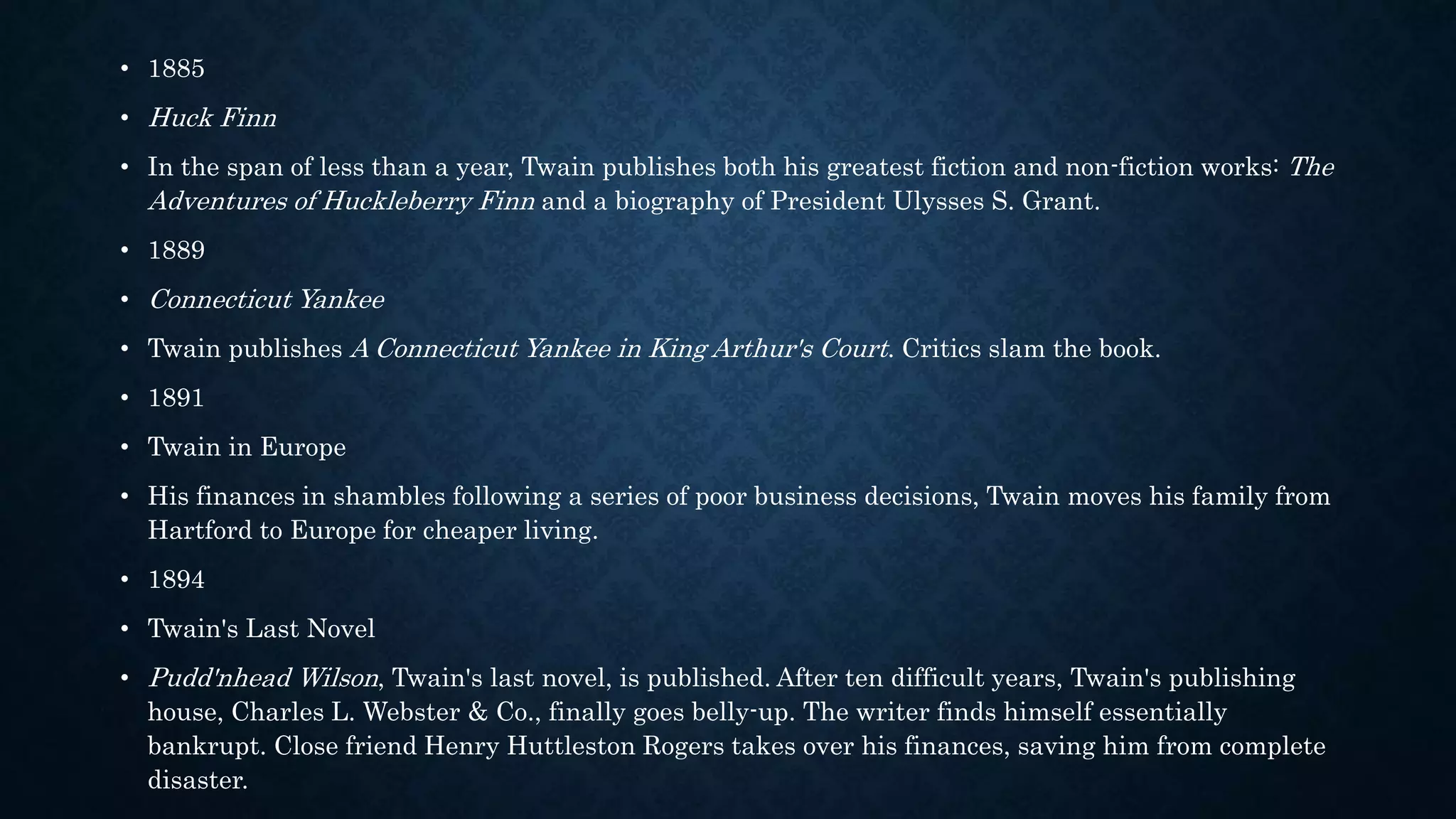 Authors timeline | PPTX