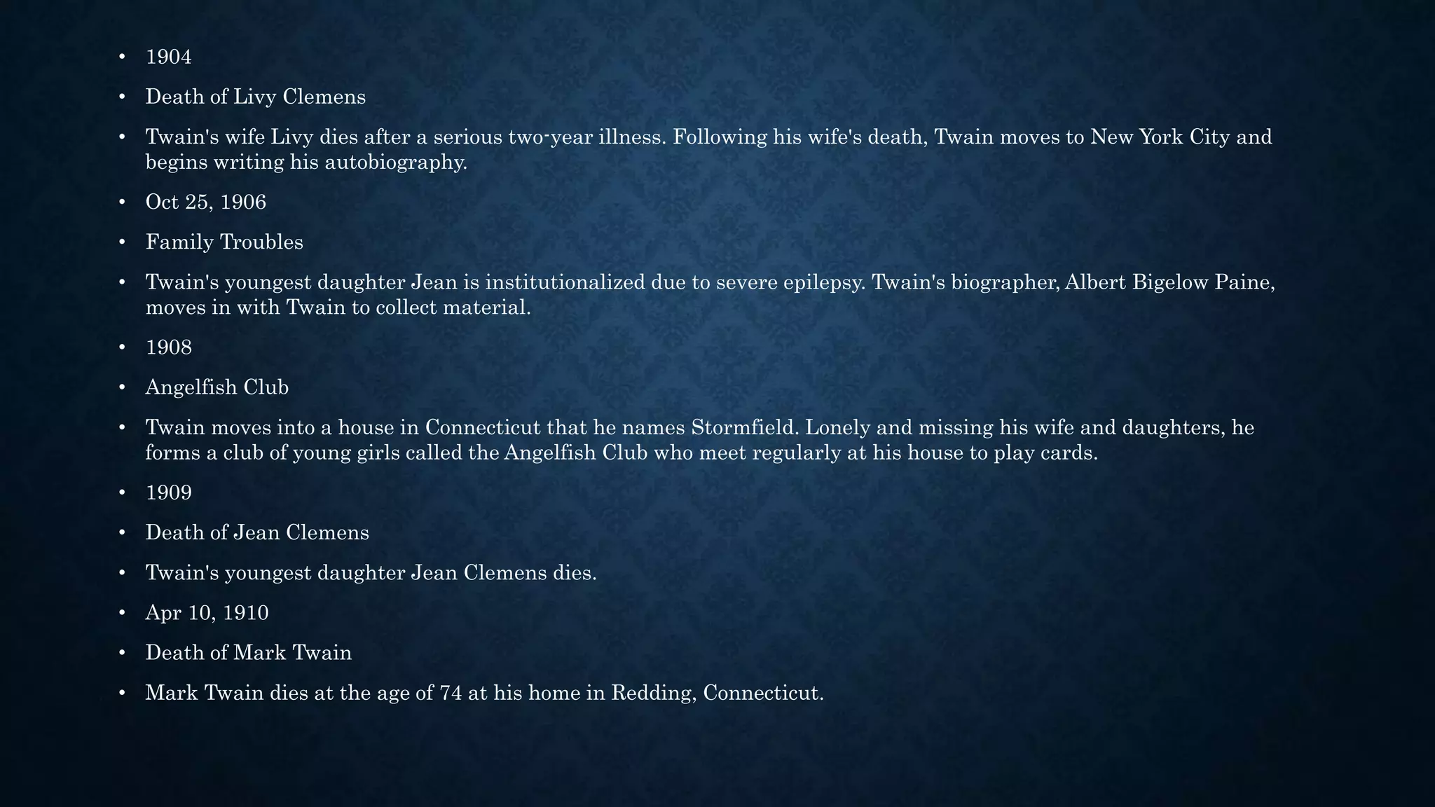 Authors timeline | PPTX