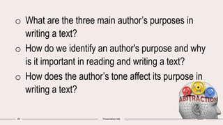 AUTHOR’S TONE AND PURPOSE.pptx