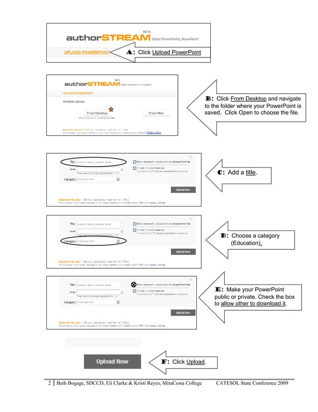 Authorstream Tutorial | PDF | Desktop Publishing | Computer Software and Applications