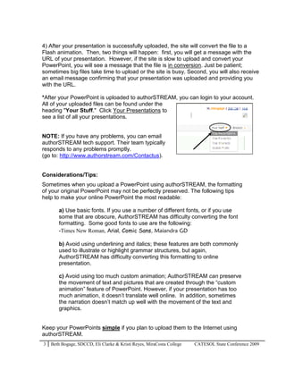 Authorstream Tutorial | PDF