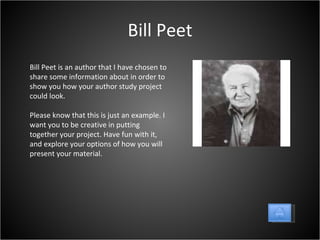 Author study example | PPT