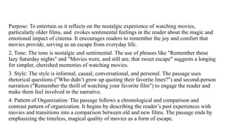 Authors Tone, Authors Style and Purpose | PPT