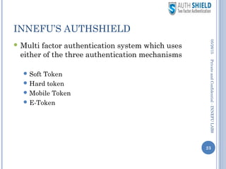 Auth shield information security solution provider for banking sector in india | PPT