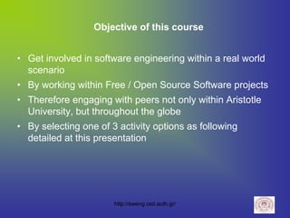 Open Source Software Engineering - Aristotle Students Guide - English | PDF