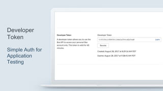 Box Authentication Types | PPT