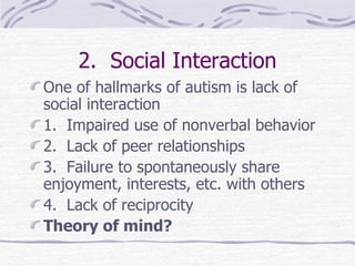 Autism | PPT