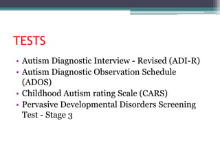 Autism | PPT
