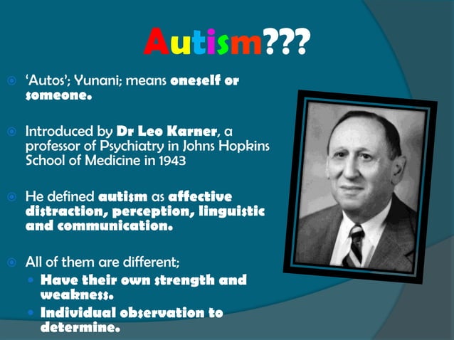 Autism | PPT