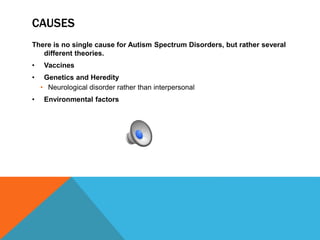 Autism Spectrum Disorders | PPTX