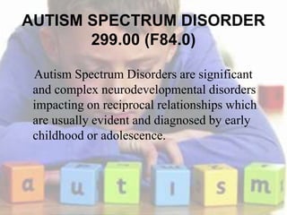 Autism Spectrum Disorder and Stereotypic movement disorder | PPTX