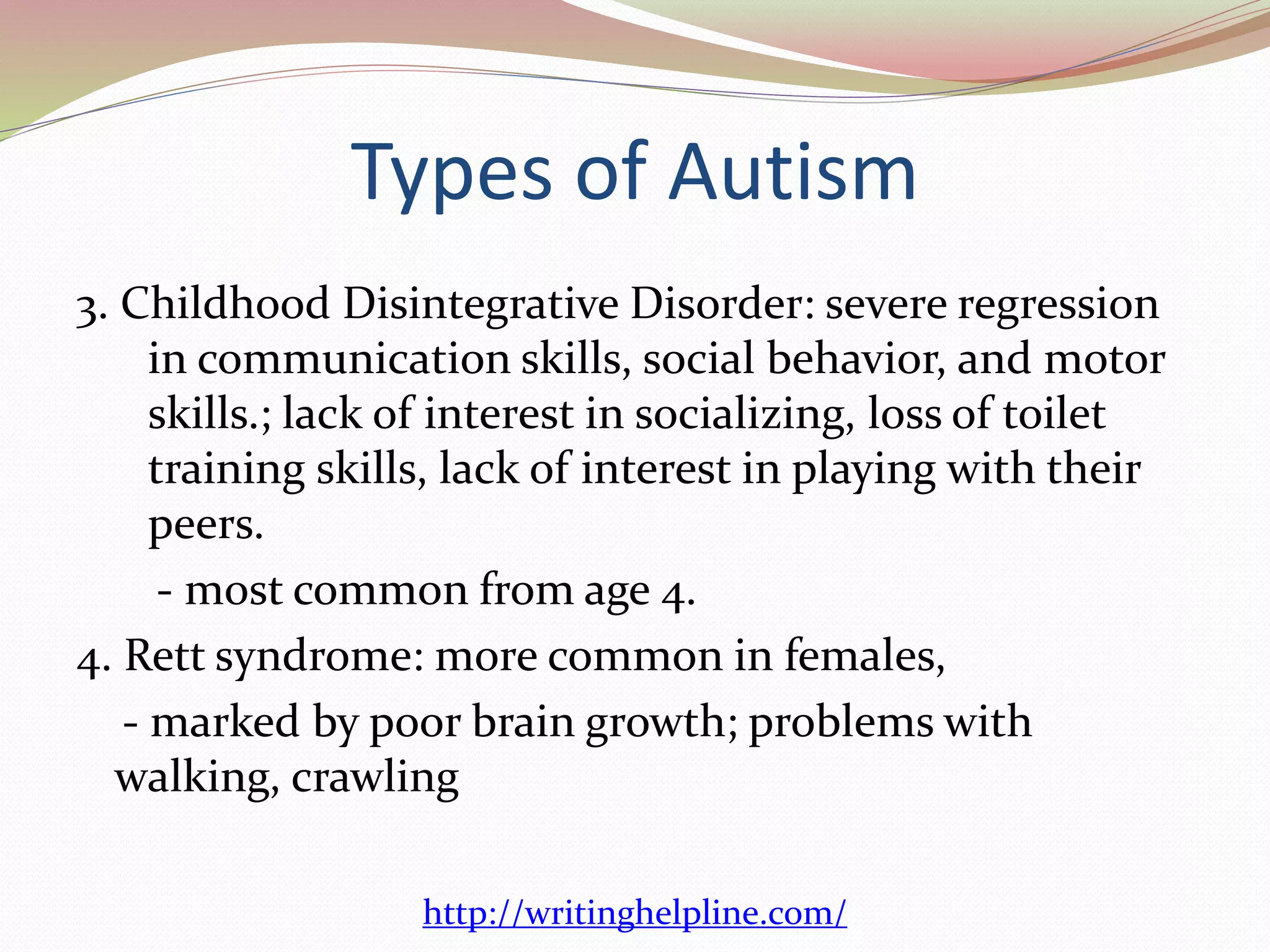 Autism | PPTX