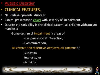 Autism diagnosis | PPTX