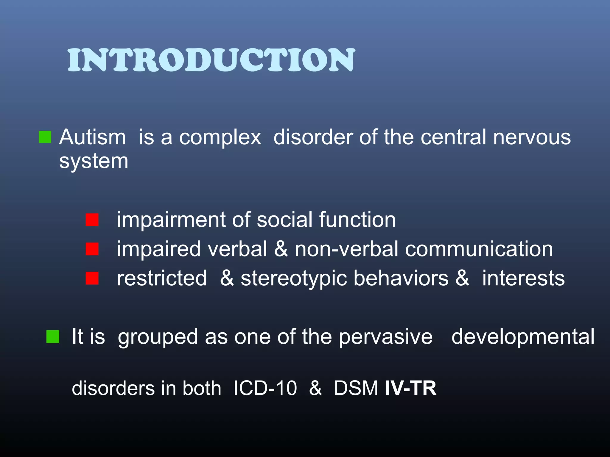 Autism | PPT