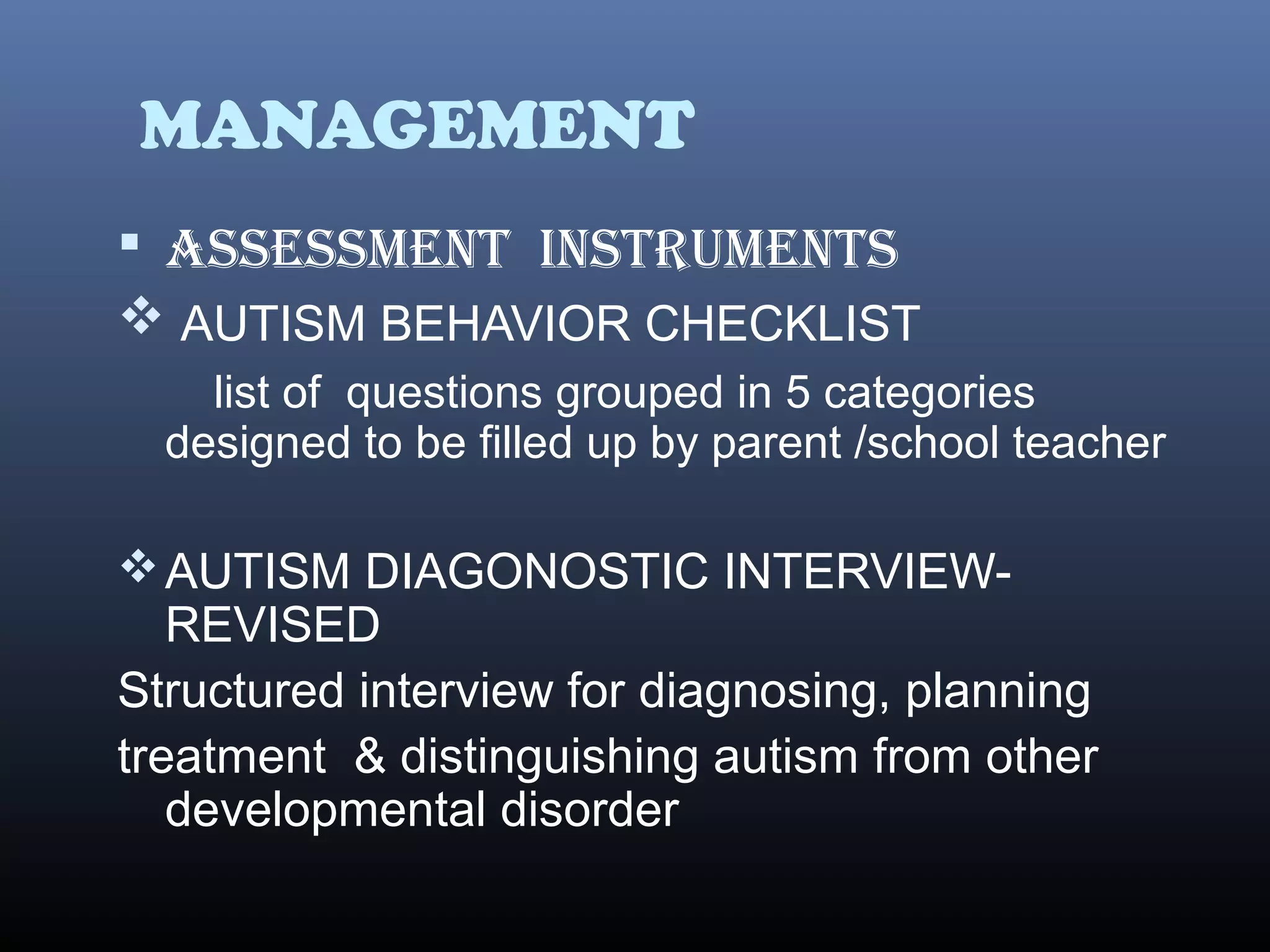 Autism | PPT