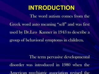 Autism | PPT