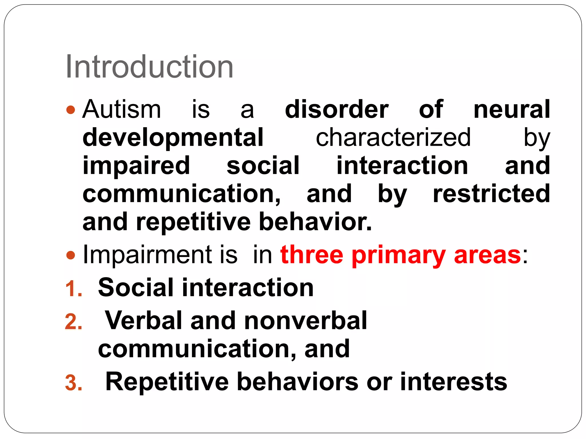 Autism | PPTX