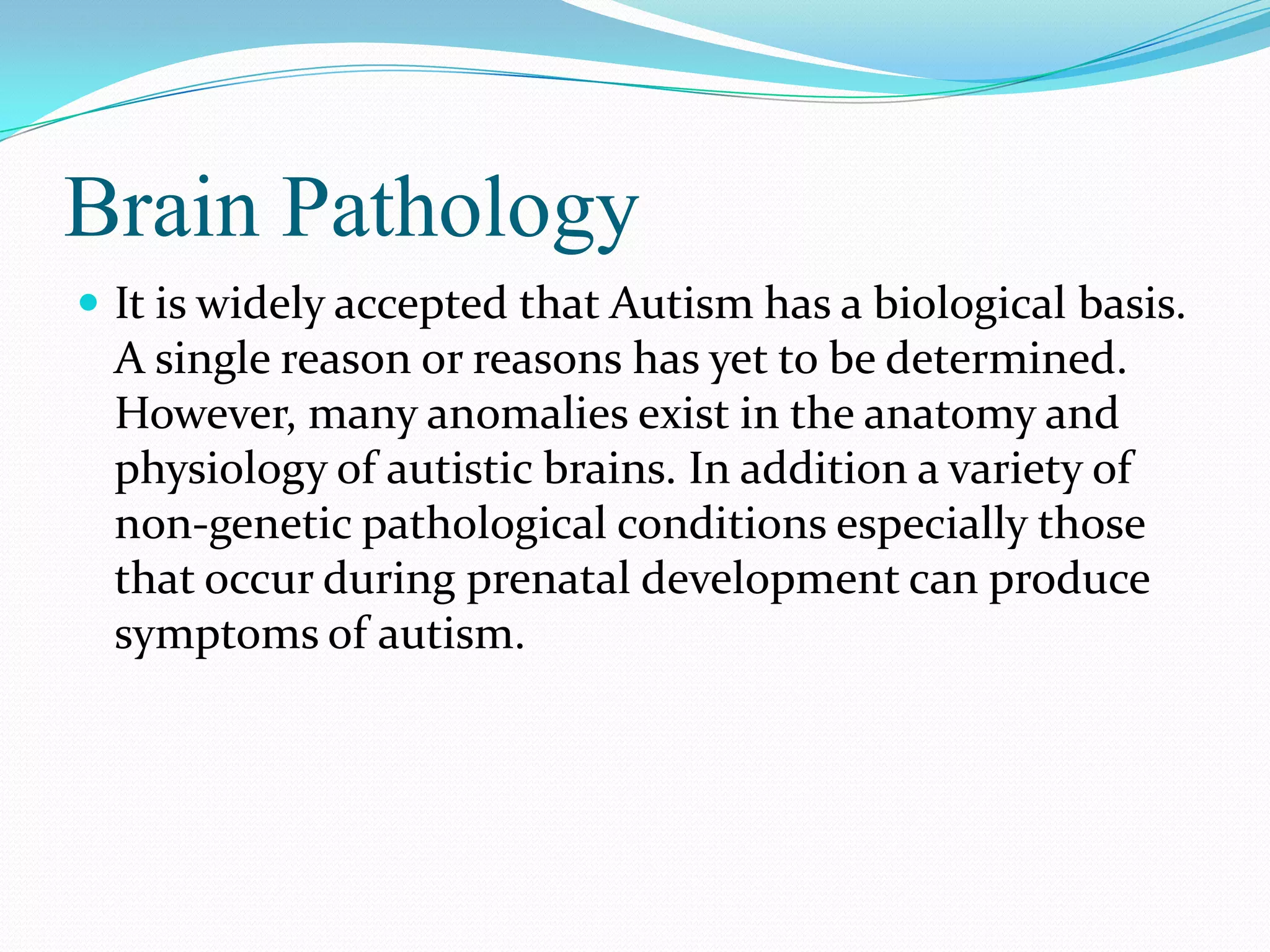 Autism presentation | PPTX