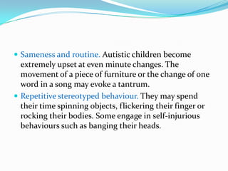 Autism presentation | PPTX