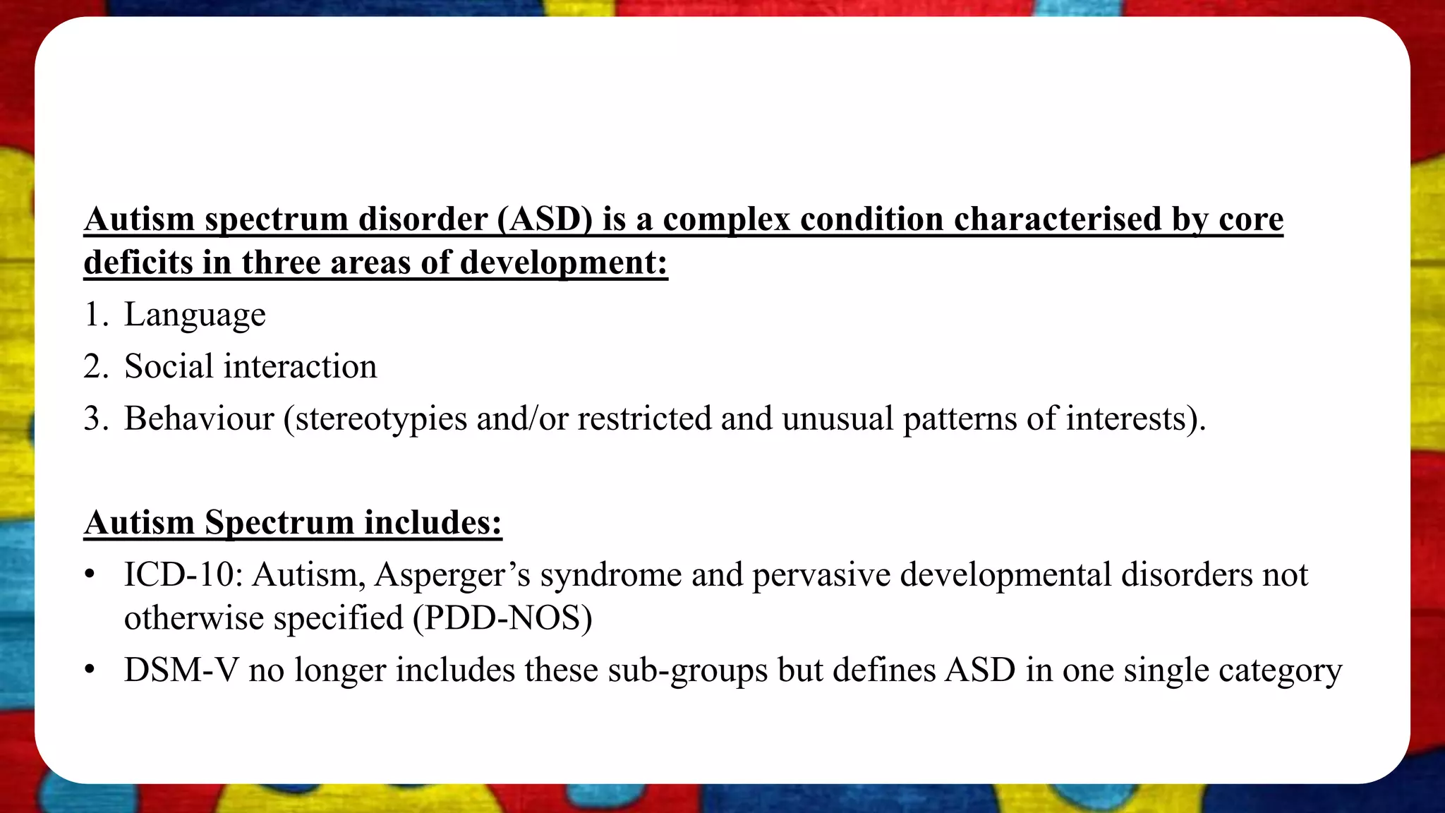 Autism Spectrum Disorders | PDF | Brain and Nervous System Disorders ...