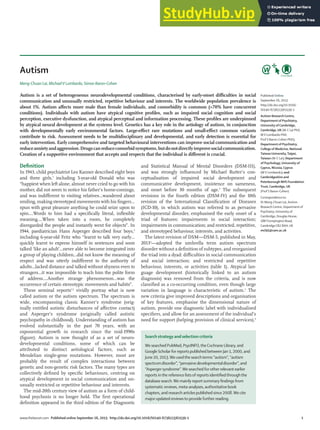 Autism | PDF