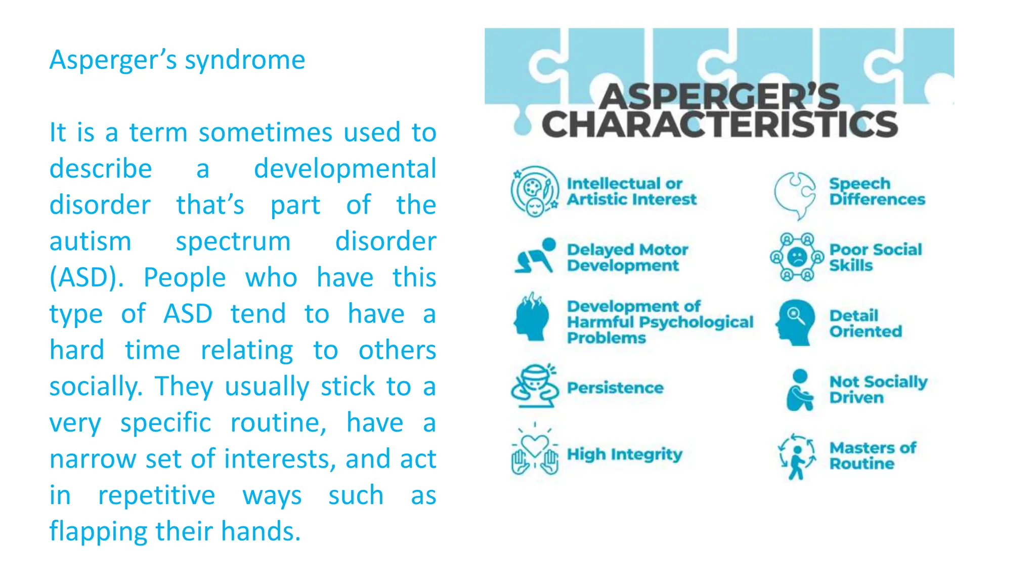 autism spectrum disorder and types of autism | PPTX
