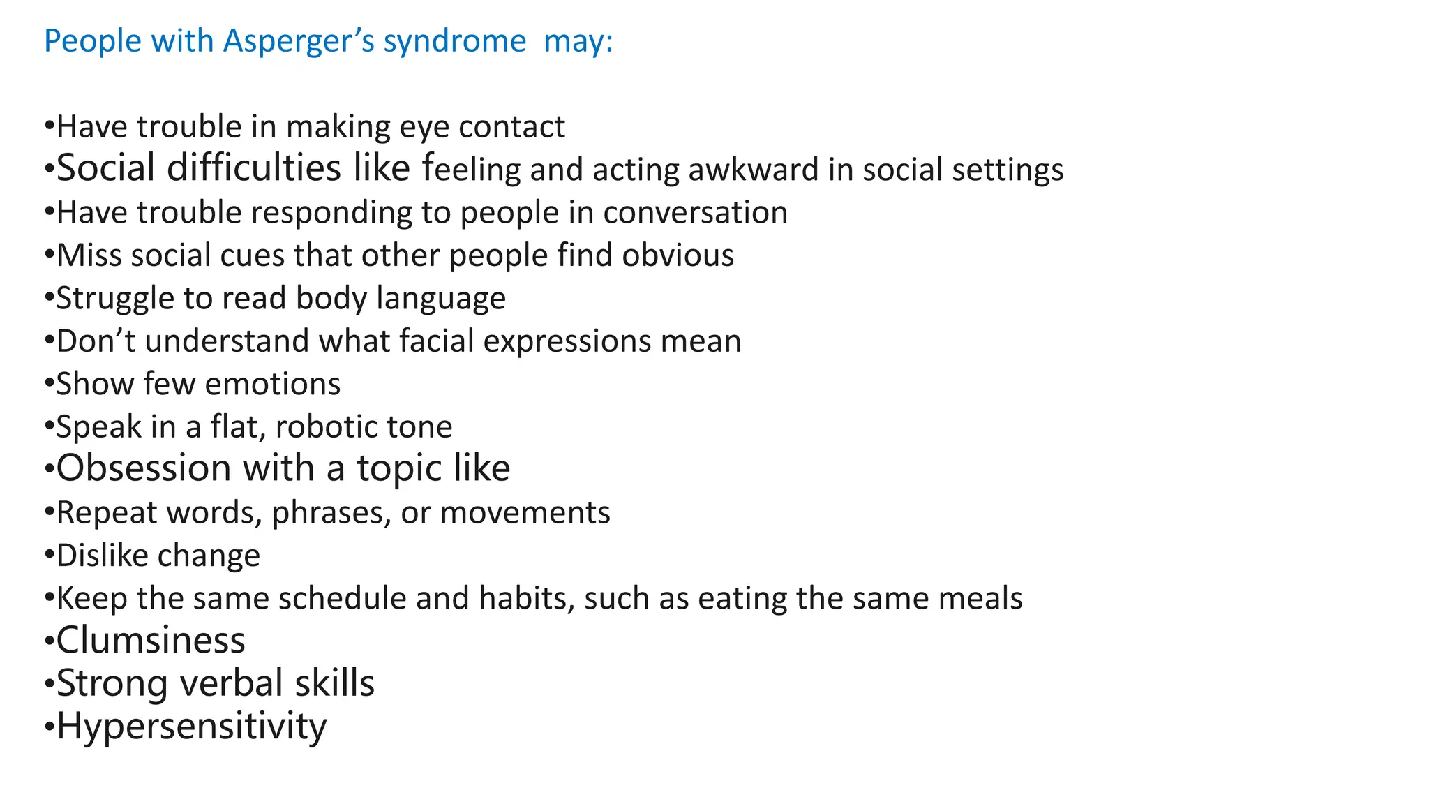 autism spectrum disorder and types of autism | PPTX