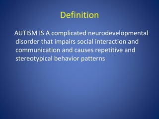 autism in children , etiology,signs & symptoms and treatment modalities ...