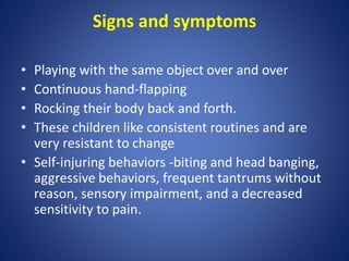 autism in children , etiology,signs & symptoms and treatment modalities ...