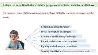 Autism Spectrum Disorder, Know everything about it .pptx