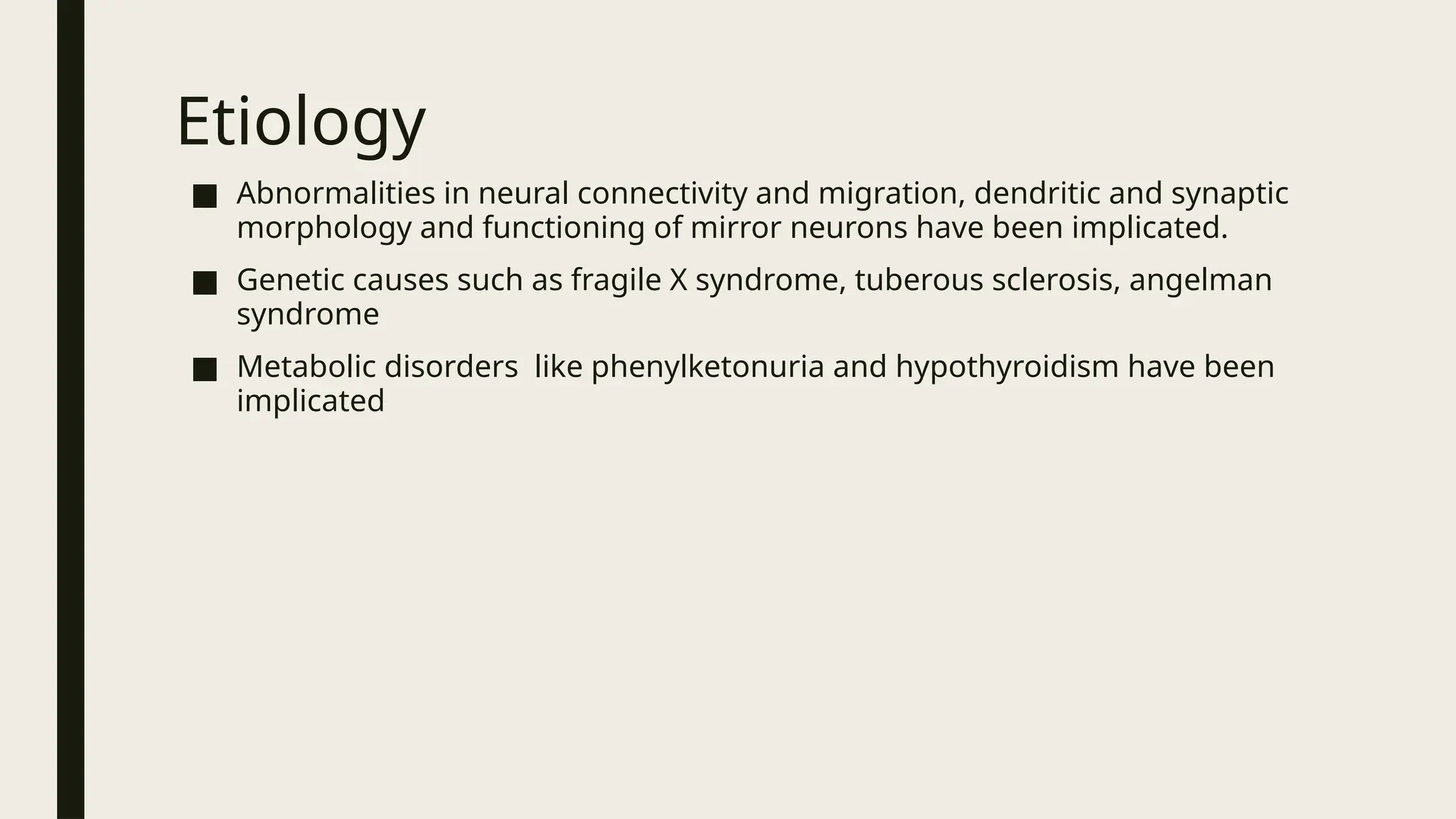 autism spectrum disorders powerpoint slideshare | PPTX