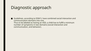 autism spectrum disorders powerpoint slideshare | PPTX