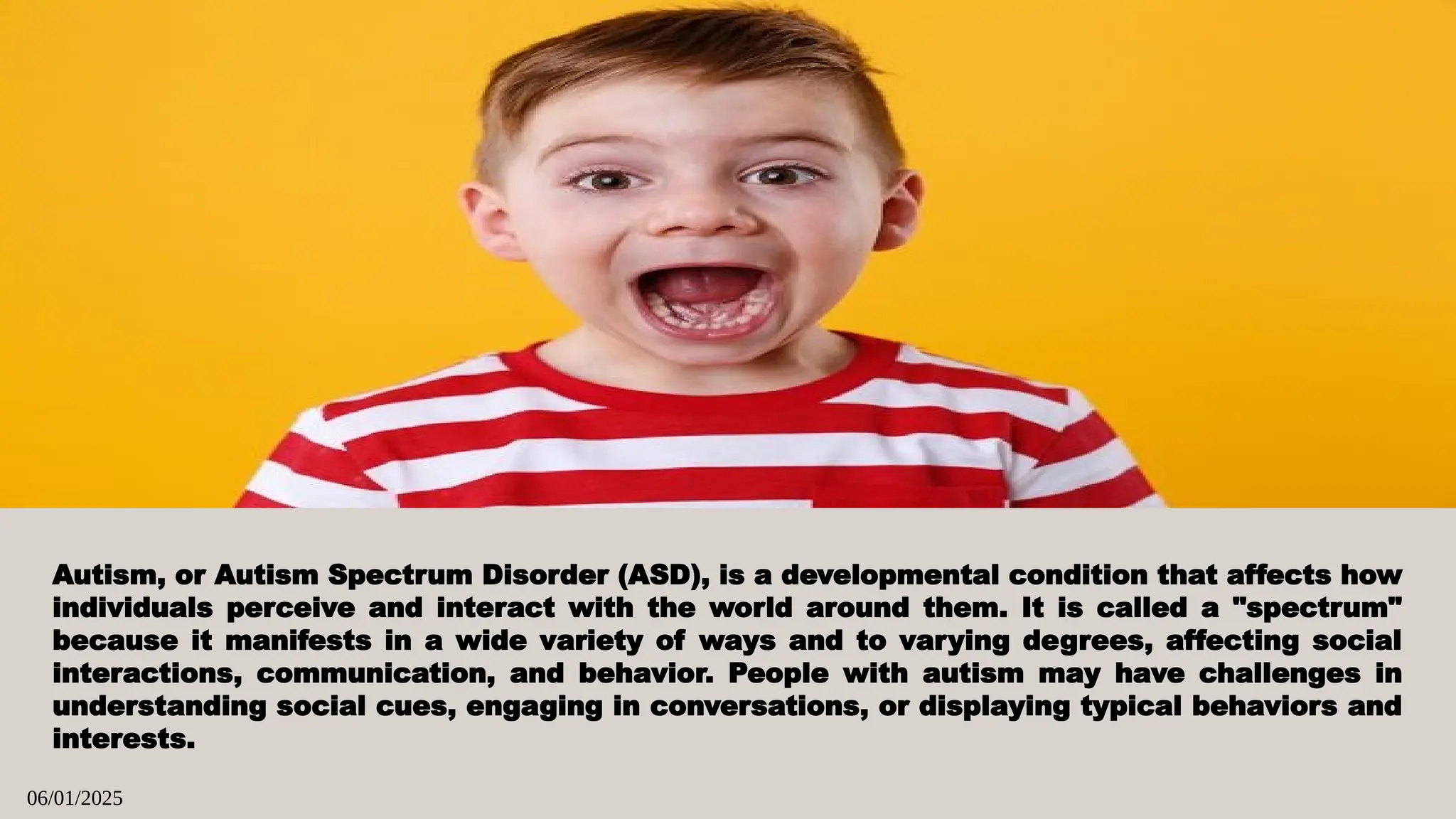 Autism spectrum disorder and its classification, causes, sign and ...