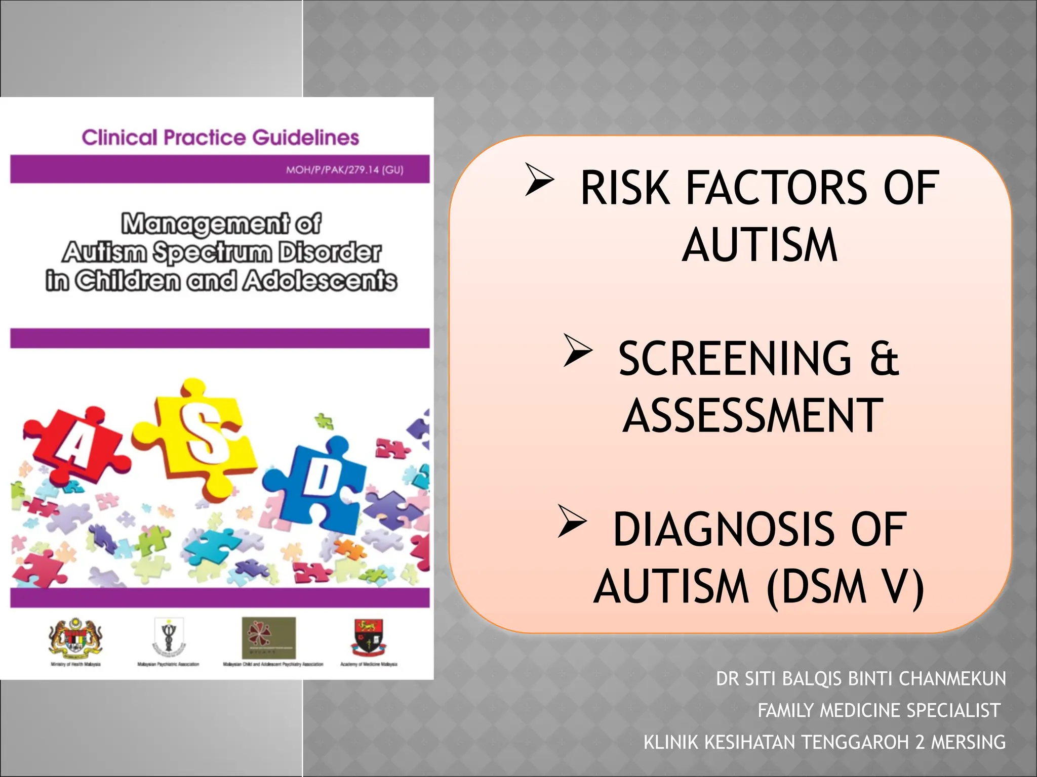 AUTISM Spectrum Disorder in Malaysia use | PPTX
