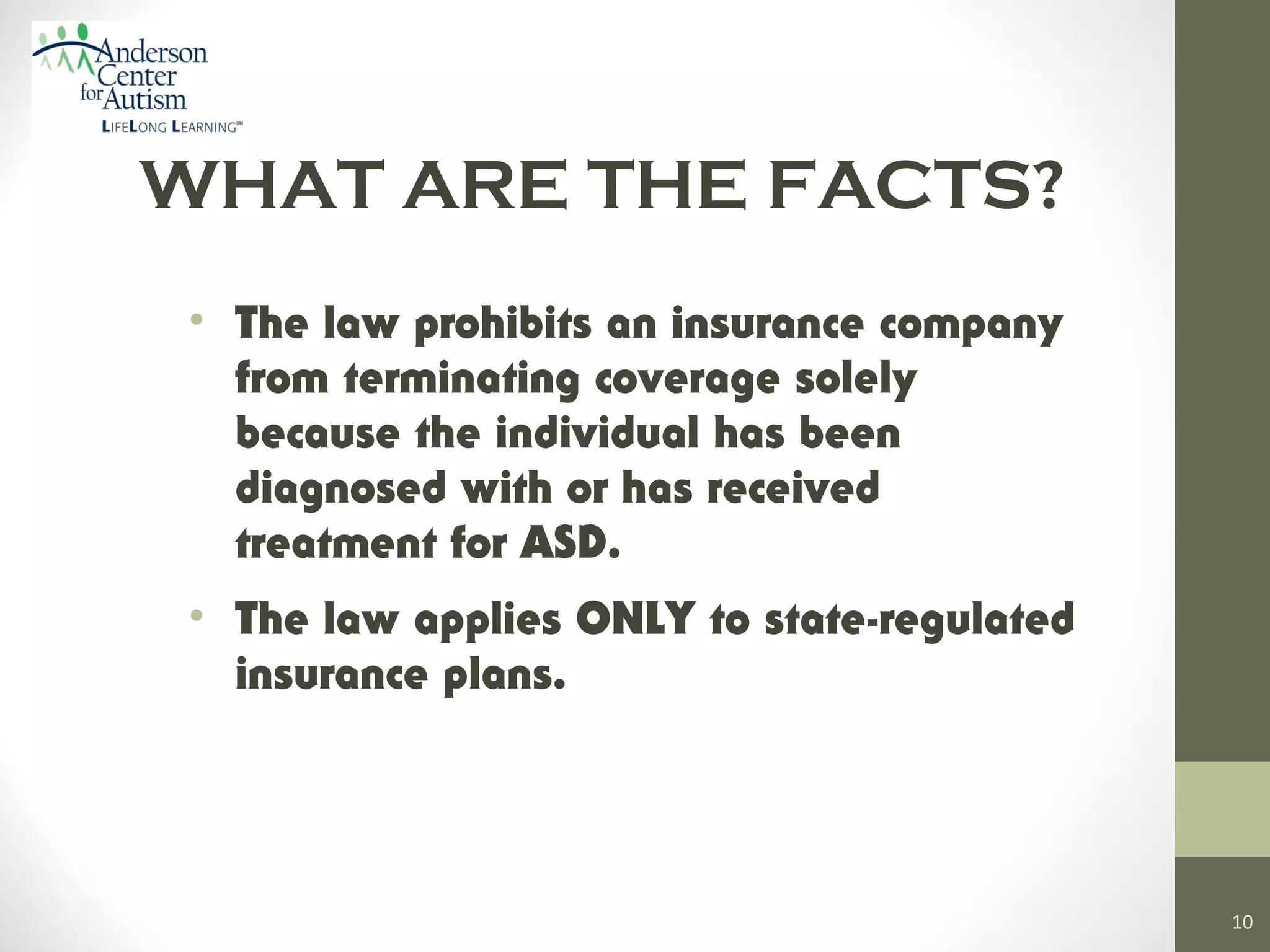 Autism Insurance PowerPoint Presentation | PPT